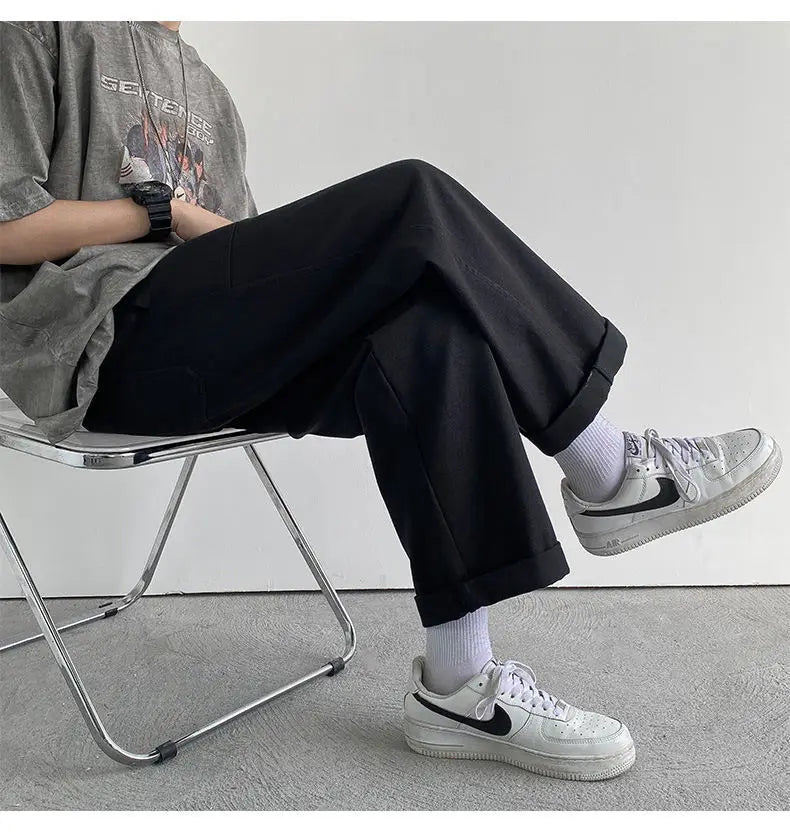 Ankle Length Casual Pants | Streets of Seoul | Men's Korean Style Fashion