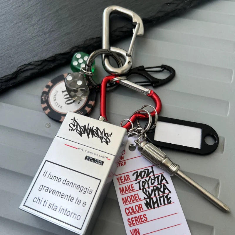 Carabiner Keychain Set | Streets of Seoul | Men's Korean Style Fashion