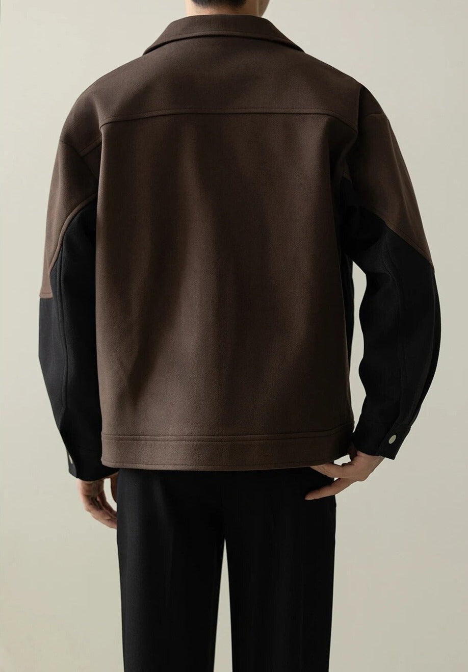 Colour Block Minimal Jacket | Streets of Seoul | Men's Korean Style Fashion