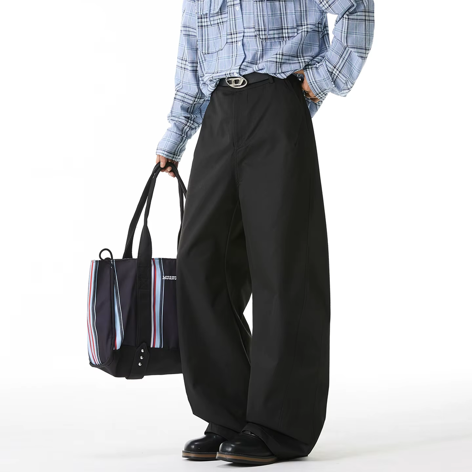 Contour Wide Tailored Pants | Streets of Seoul | Men's Korean Style Fashion