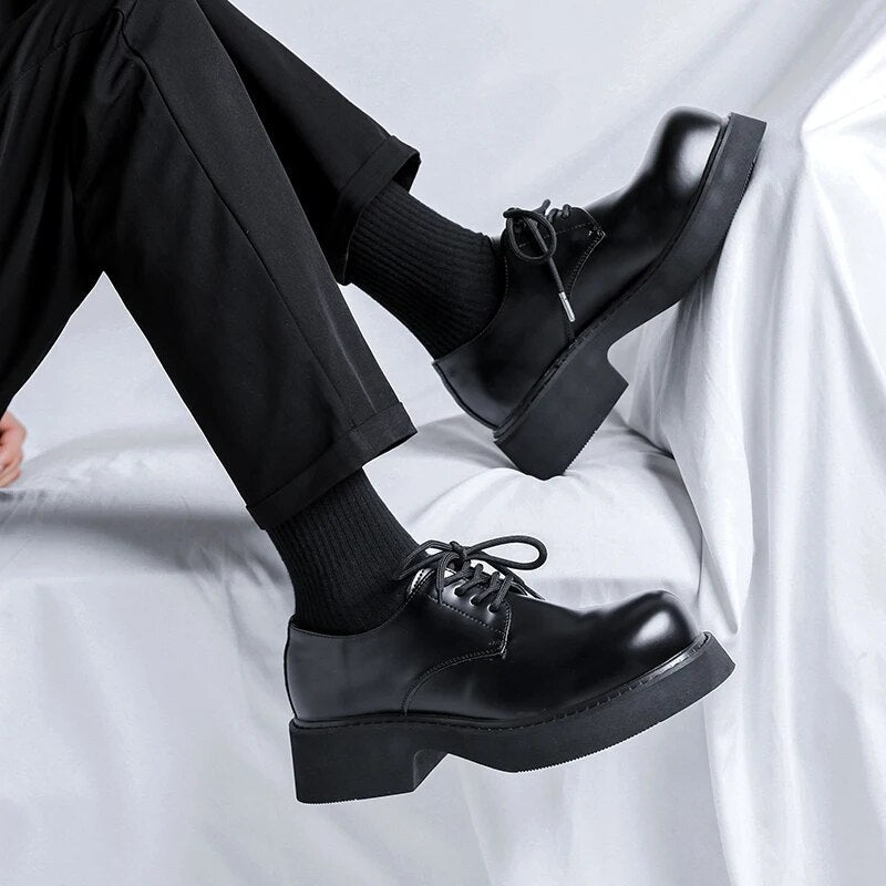 Deoji Lace-Up Derby Shoes | Streets of Seoul | Men's Korean Style Fashion