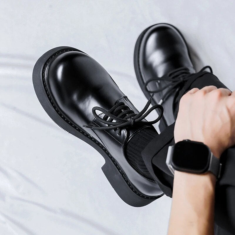 Deoji Lace-Up Derby Shoes | Streets of Seoul | Men's Korean Style Fashion