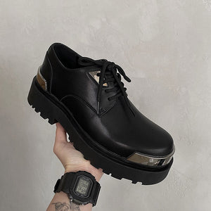 Gugi Metal Plate Derby Shoes | Streets of Seoul | Men's Korean Style ...
