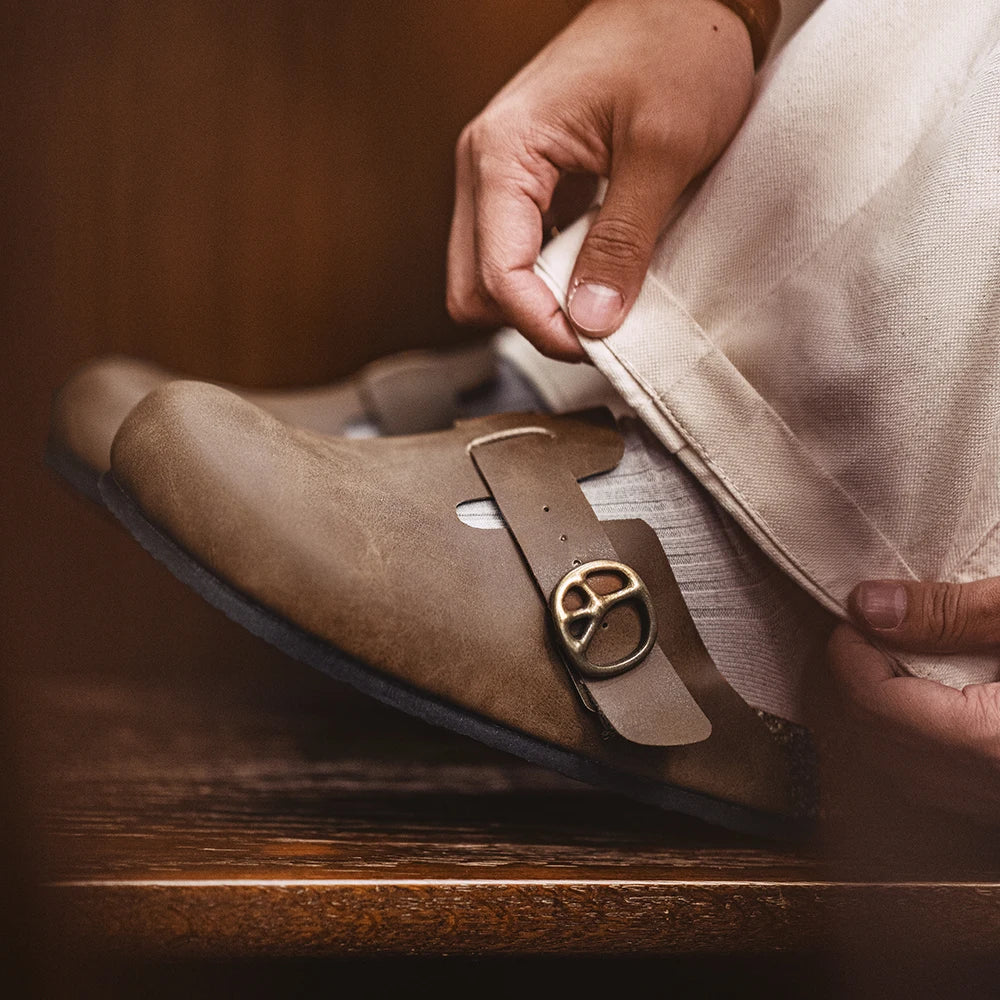 Hannam Leather Mules | Streets of Seoul | Men's Korean Style Fashion