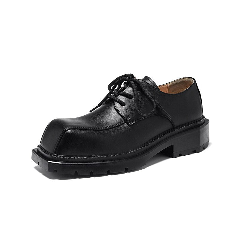 Oksu Contrast Sole Square Toe Shoes | Streets of Seoul | Men's Korean ...