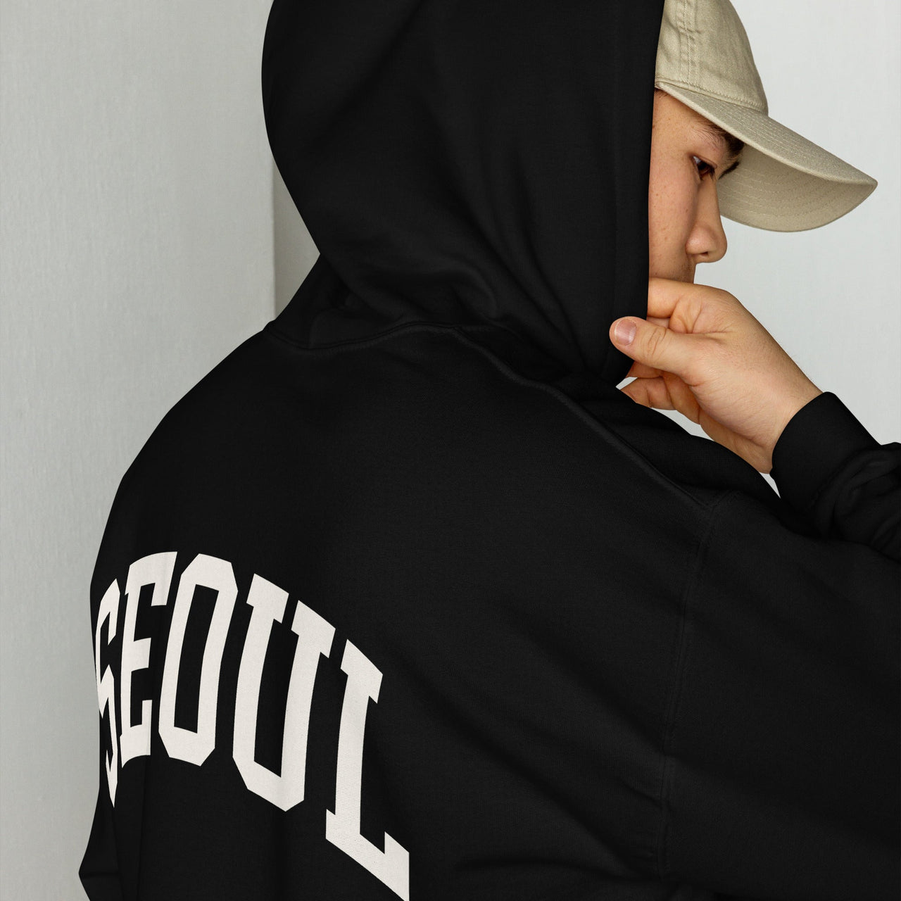 SOS Logo 'Seoul' Hoodie | Streets of Seoul | Men's Korean Style Fashion