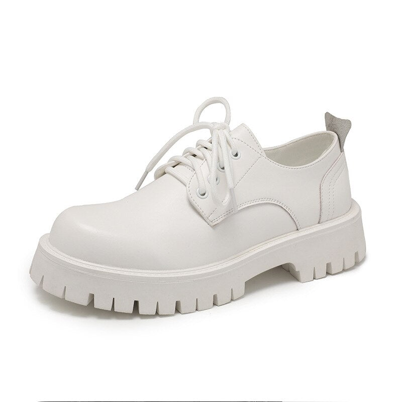 Ichon Faux Leather Chunky Raised Sole Shoes | Streets of Seoul | Men's ...